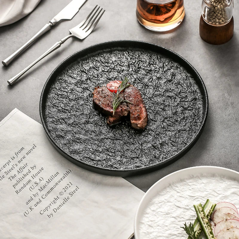 Noir Texture Plate – Benjamin Clay